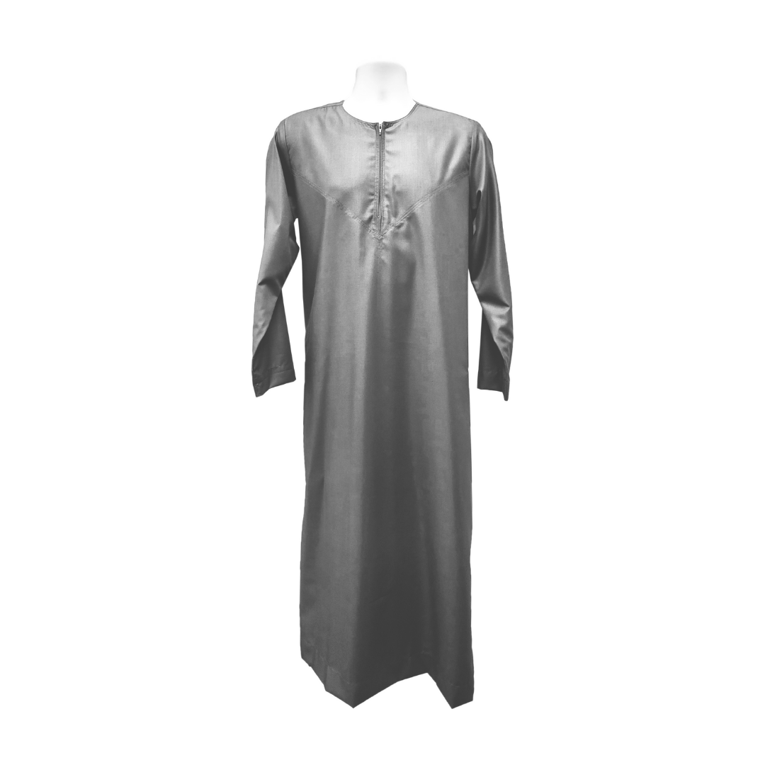 Men's Smart Traditional Jubba - Full Sleeve, Cotton Thobe – Al Aqsa