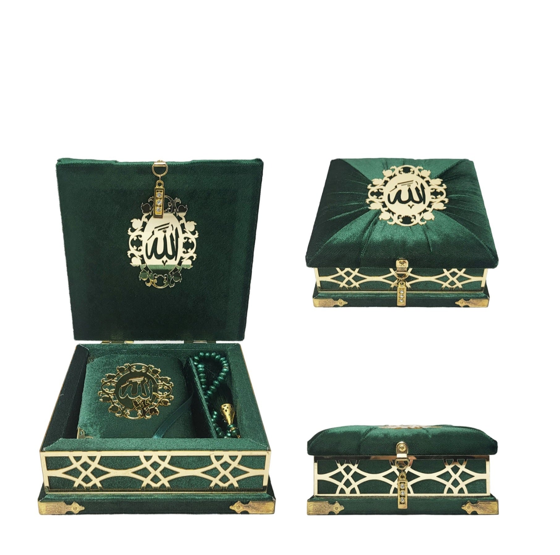 Allah Quran Box + Tasbih (L) – Al Aqsa