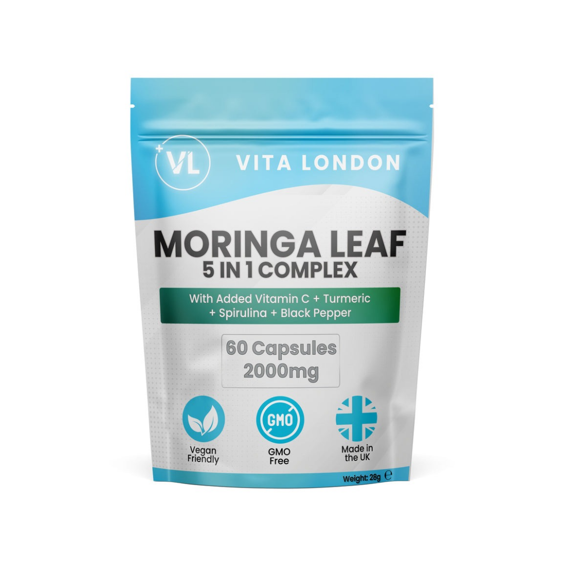 Moringa Leaf 5 in 1 Complex - 2000mg (60 Capsules) – Al Aqsa