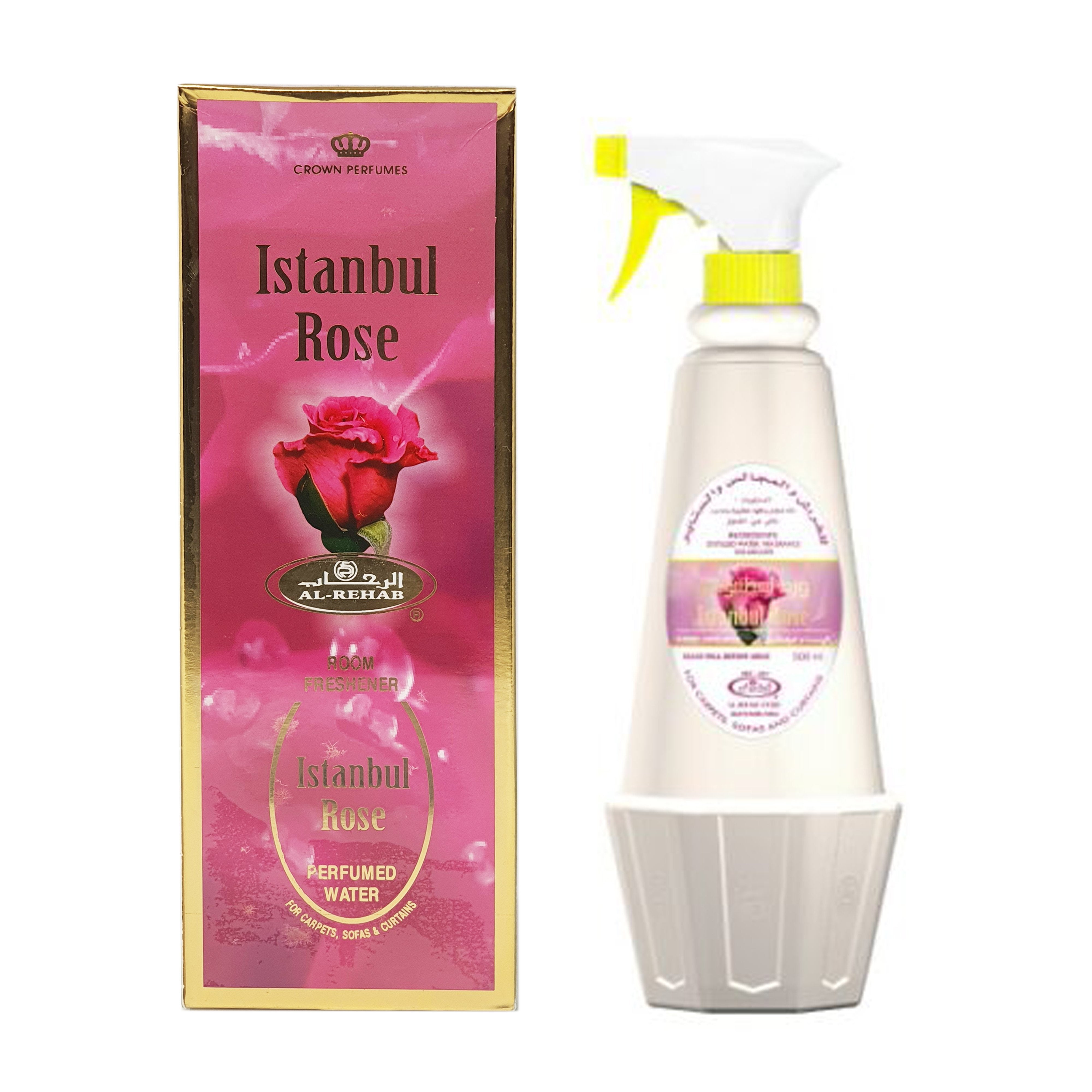 Istanbul Rose perfumed water fragrance by al rehab crown perfume – Al Aqsa