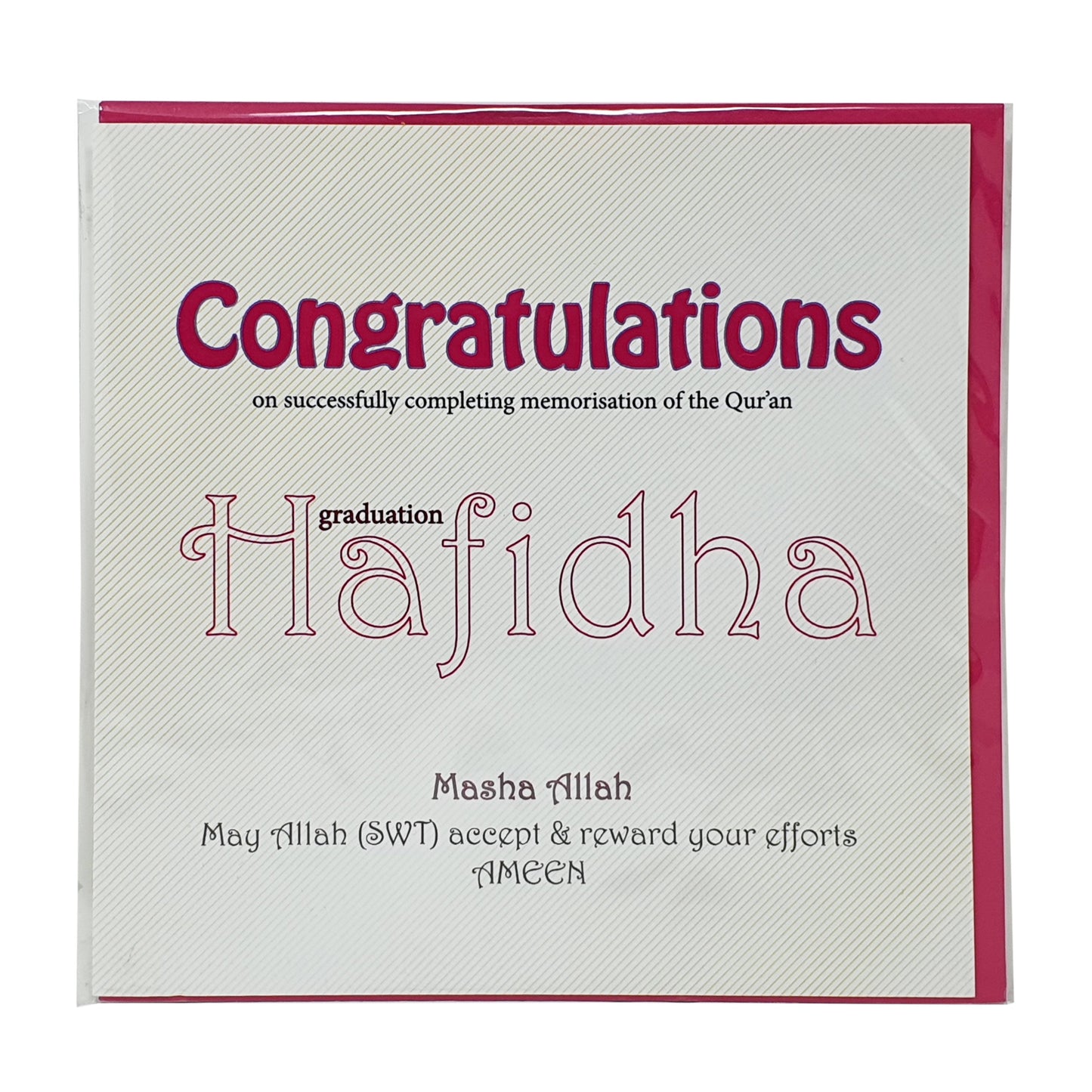 Congratulations Hafidha